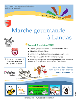 Marche gourmande - Mairie Landas